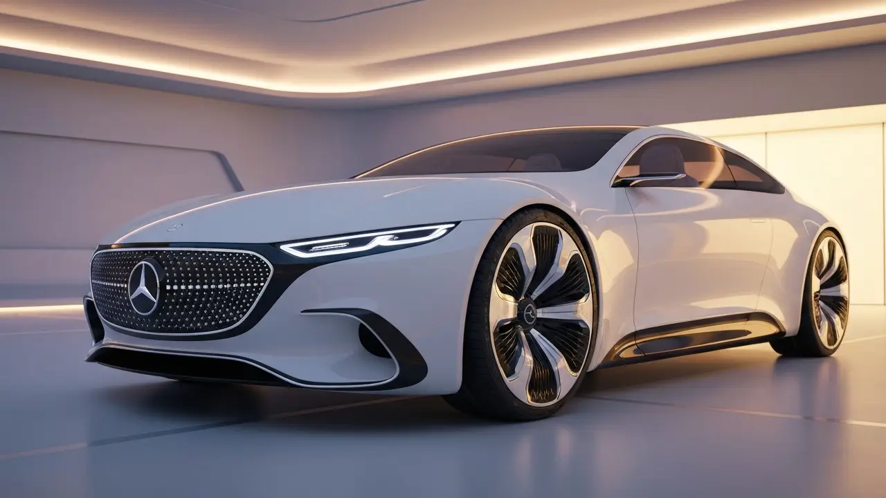 Mercedes Vision Iconic Concept Launches with Dazzling Digital Grille ...